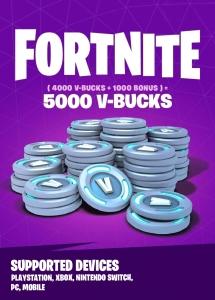 Fortnite 5000 Vbucks - Global - 3D Box