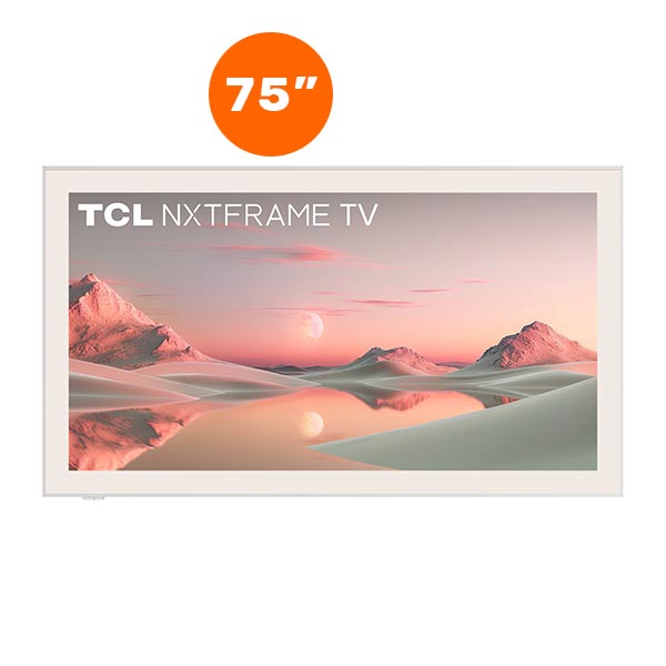Televizor TCL Smart TV 75", NXTframe, 4K QLED TV, 75A300W - 3D Box